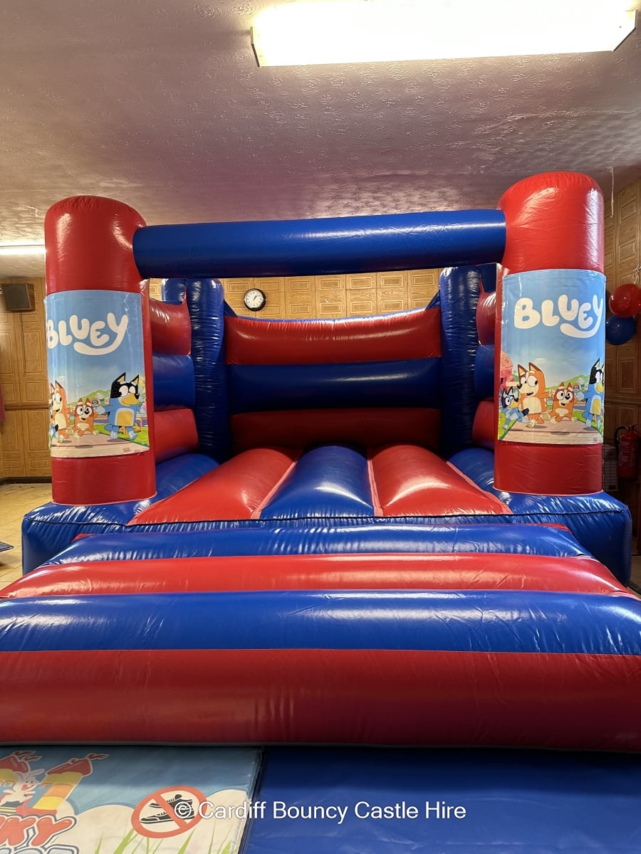 Bluey Low Height Bouncy Castle (Red/Blue) - Bouncy Castle Hire in ...